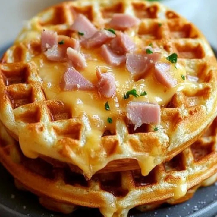 Crunchy Ham Cheese Chaffles Recipe - Family Dish Recipes